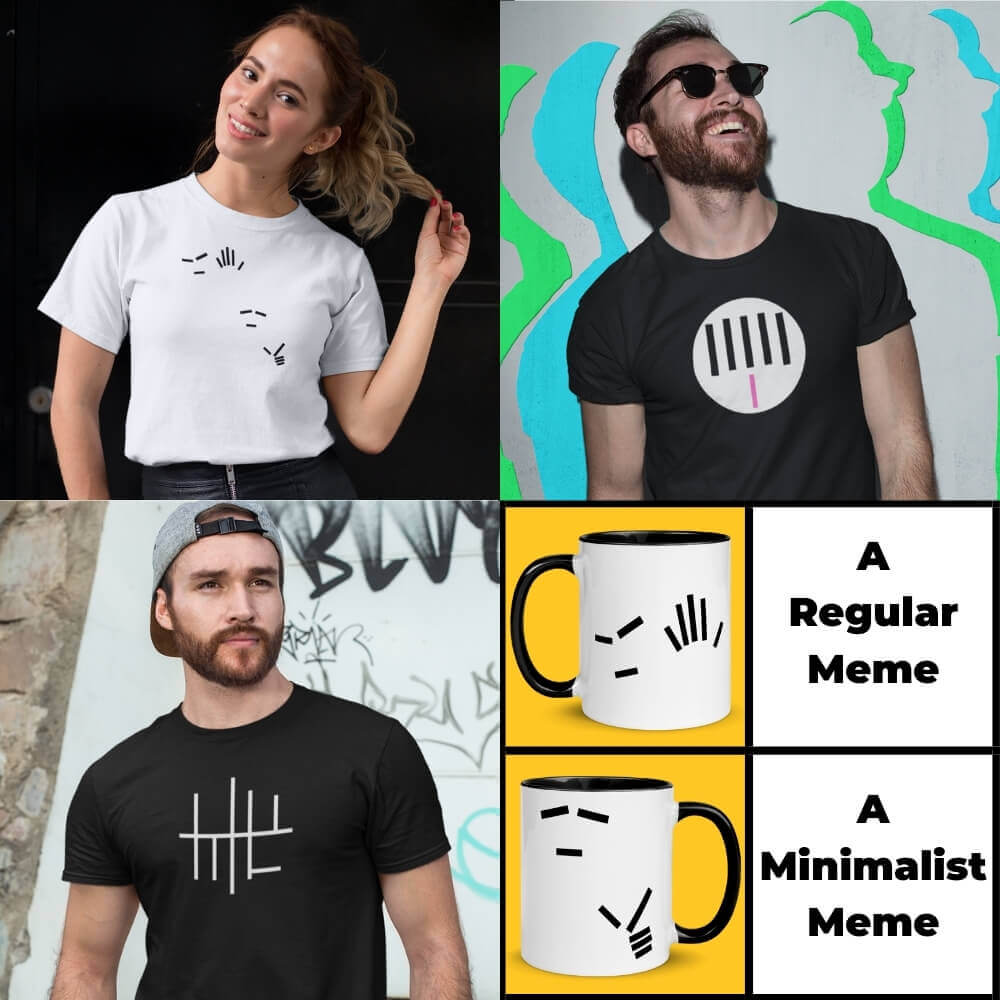 Minimalist Meme Merch – ShopForMeme™